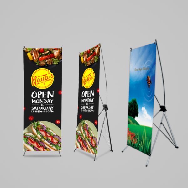 X Banner | Lightweight & Portable Display Stand - creativedigital.ae